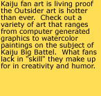 Otaku Art created by Kaiju fans